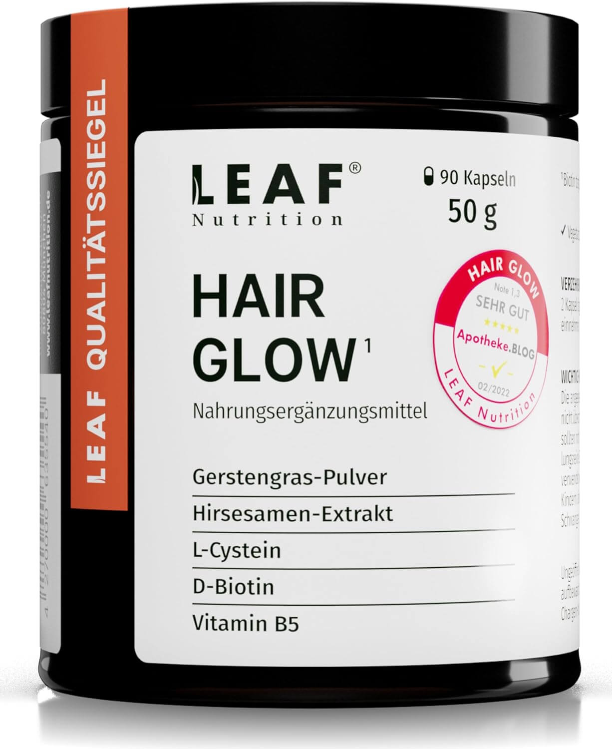 Geschenkidee: LEAF HAIR GLOW Kapseln für strahlendes Haar