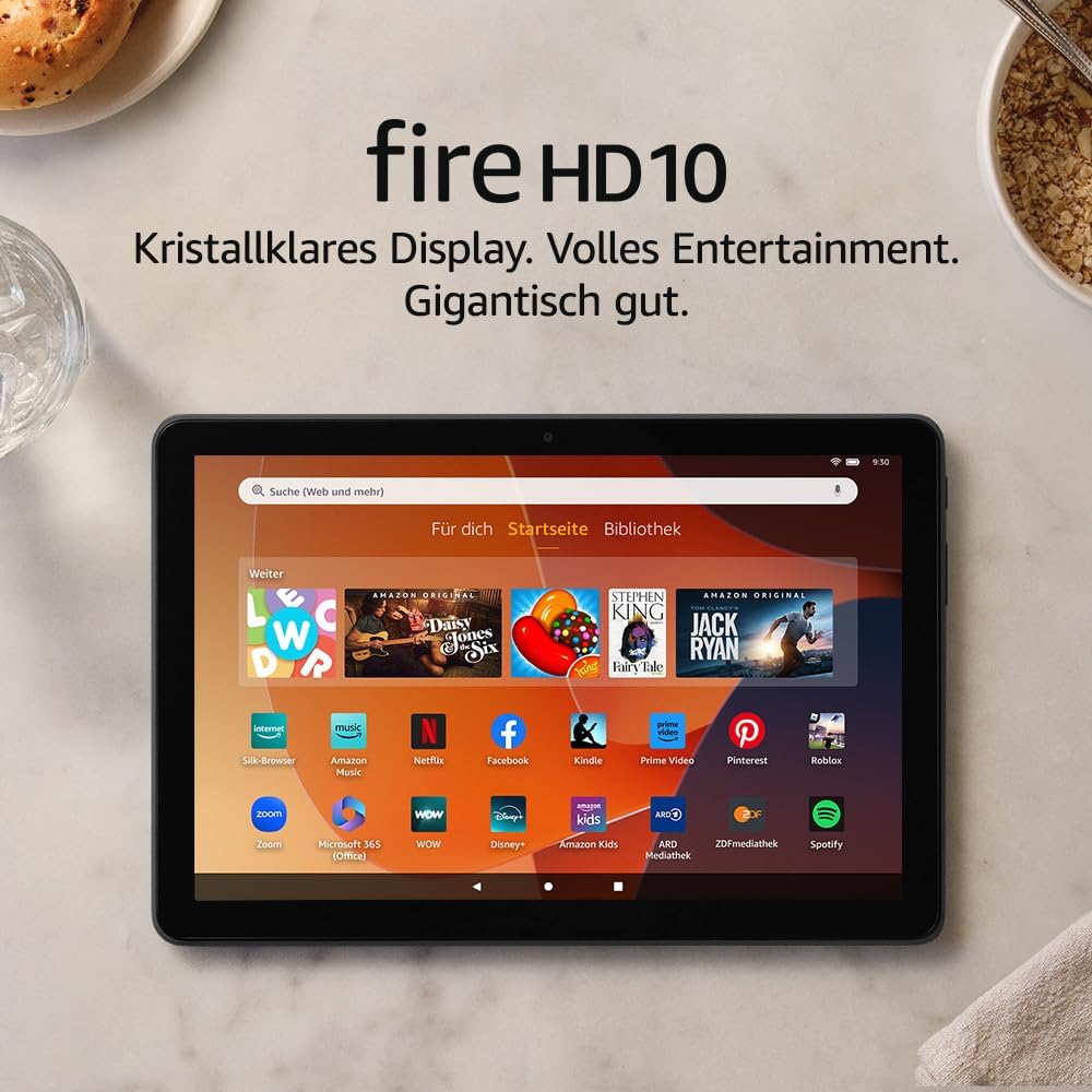 Fire HD 10 (2023) – Kompaktes Tablet mit 10-Zoll-Full-HD-Display