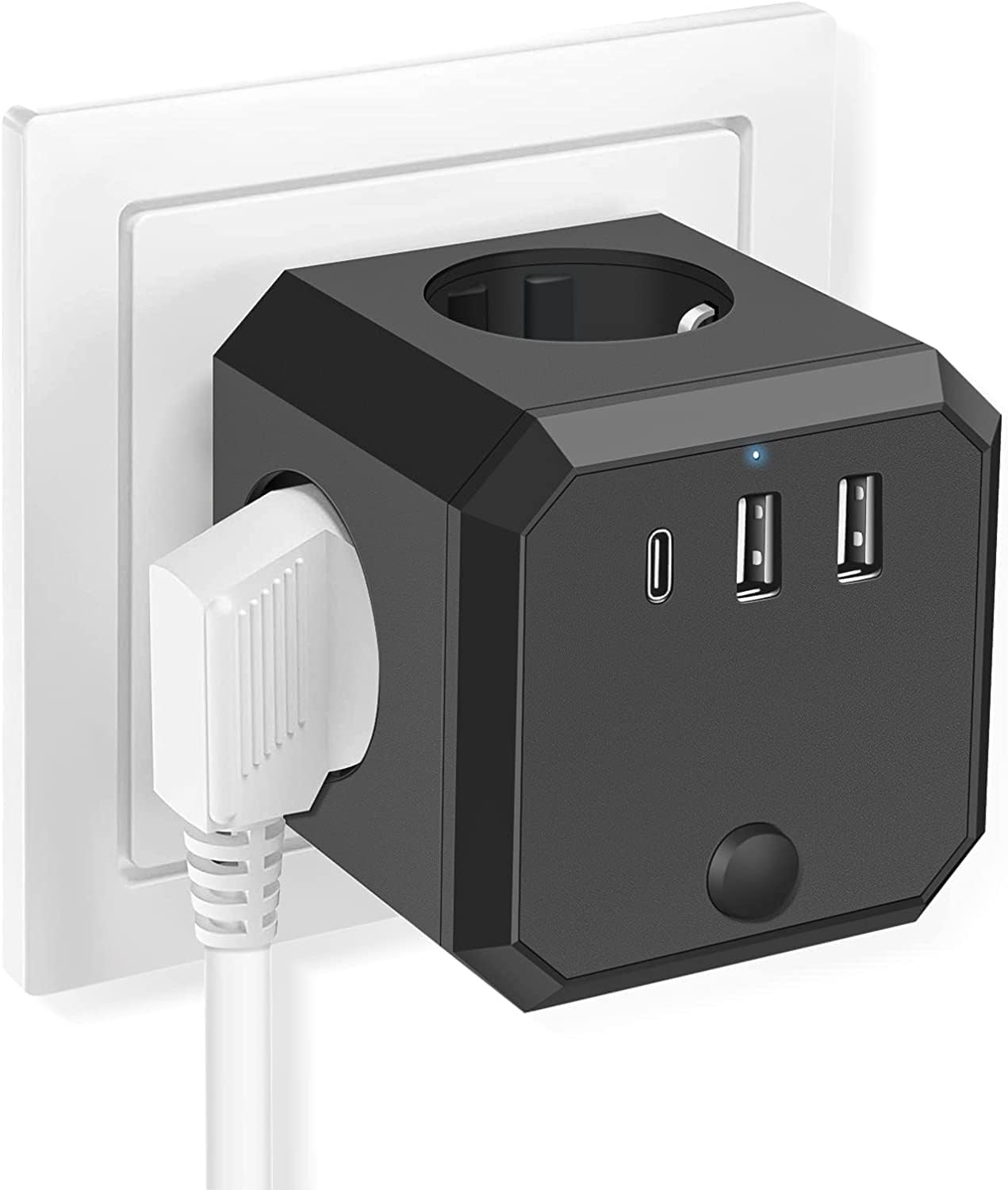 Steckdosenwürfel mit USB – Praktischer Doppelstecker & Adapter