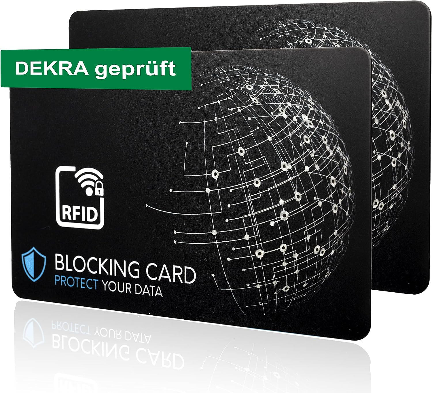 DEKRA geprüfte RFID Blocker Karte zuverlässiger Schutz